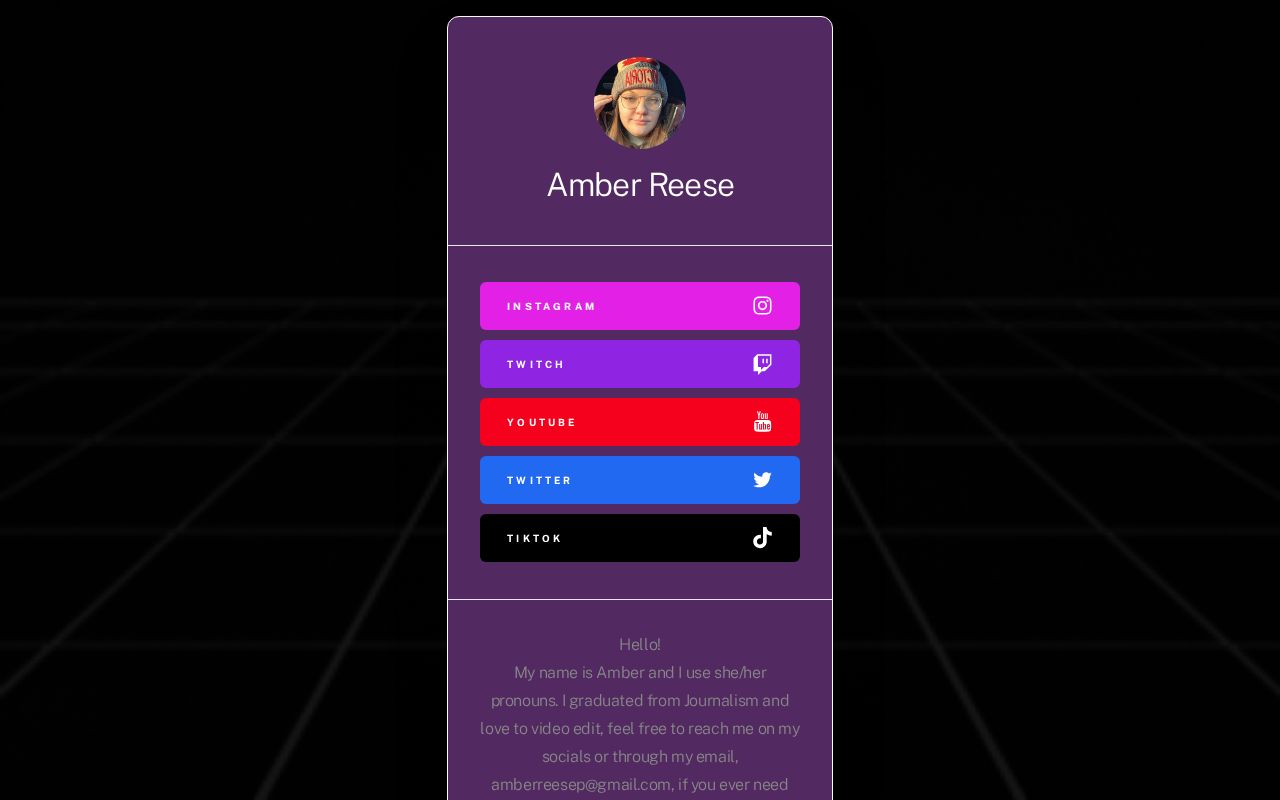Amber Reese's Card